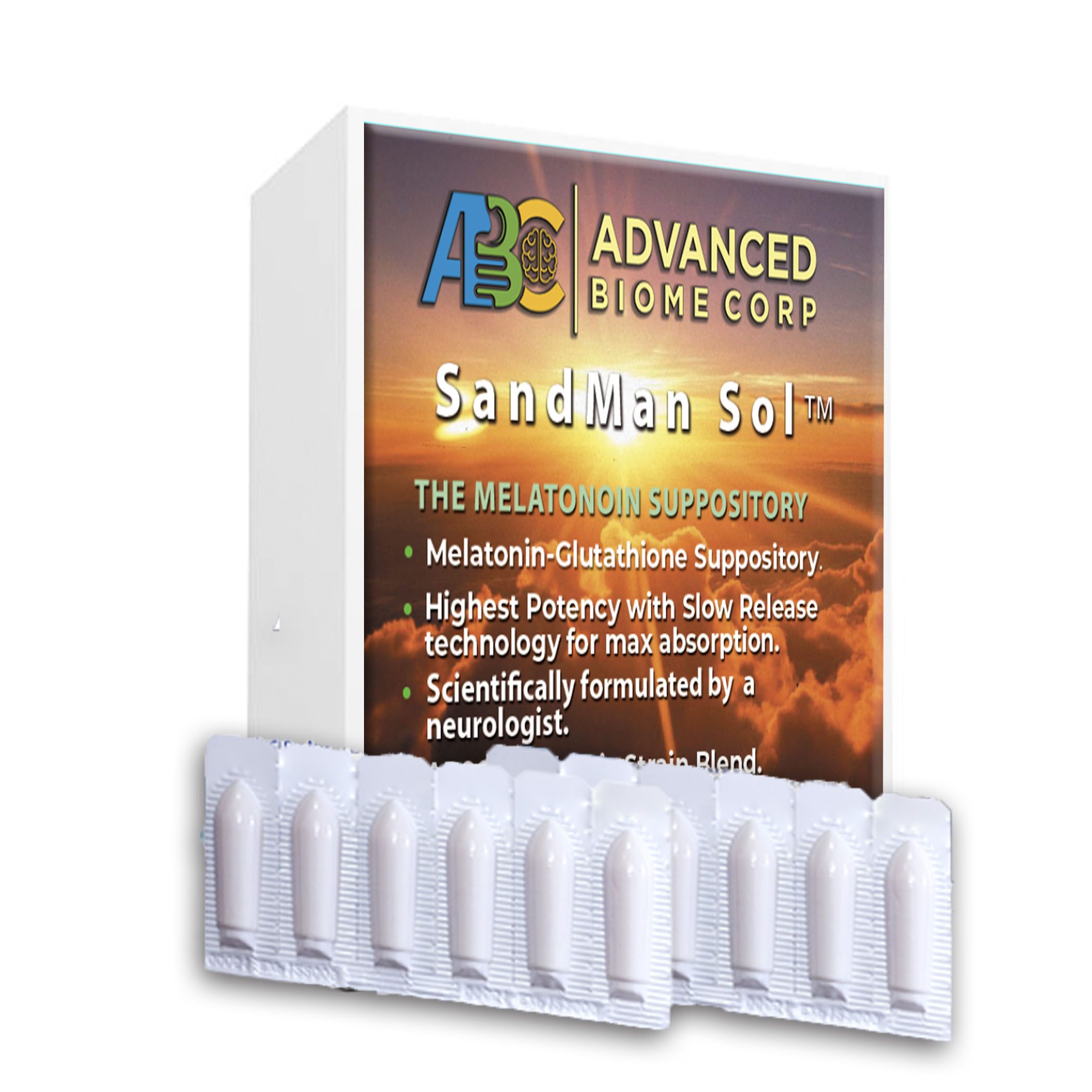 Deep Sleep Suppository from Advanced BioMe Corp | Shop SandMan™